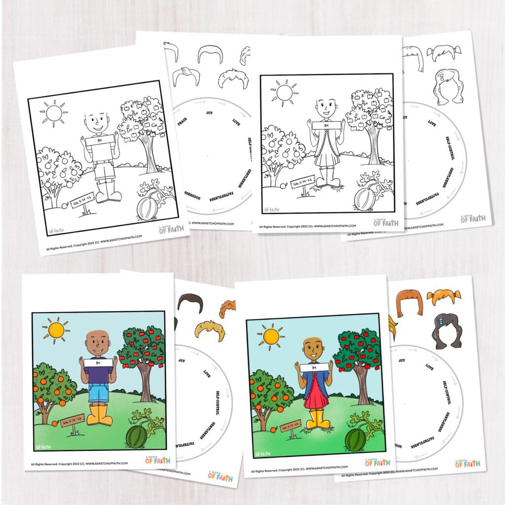 Fruits Of The Spirit Craft Easy Bible Crafts For Kids