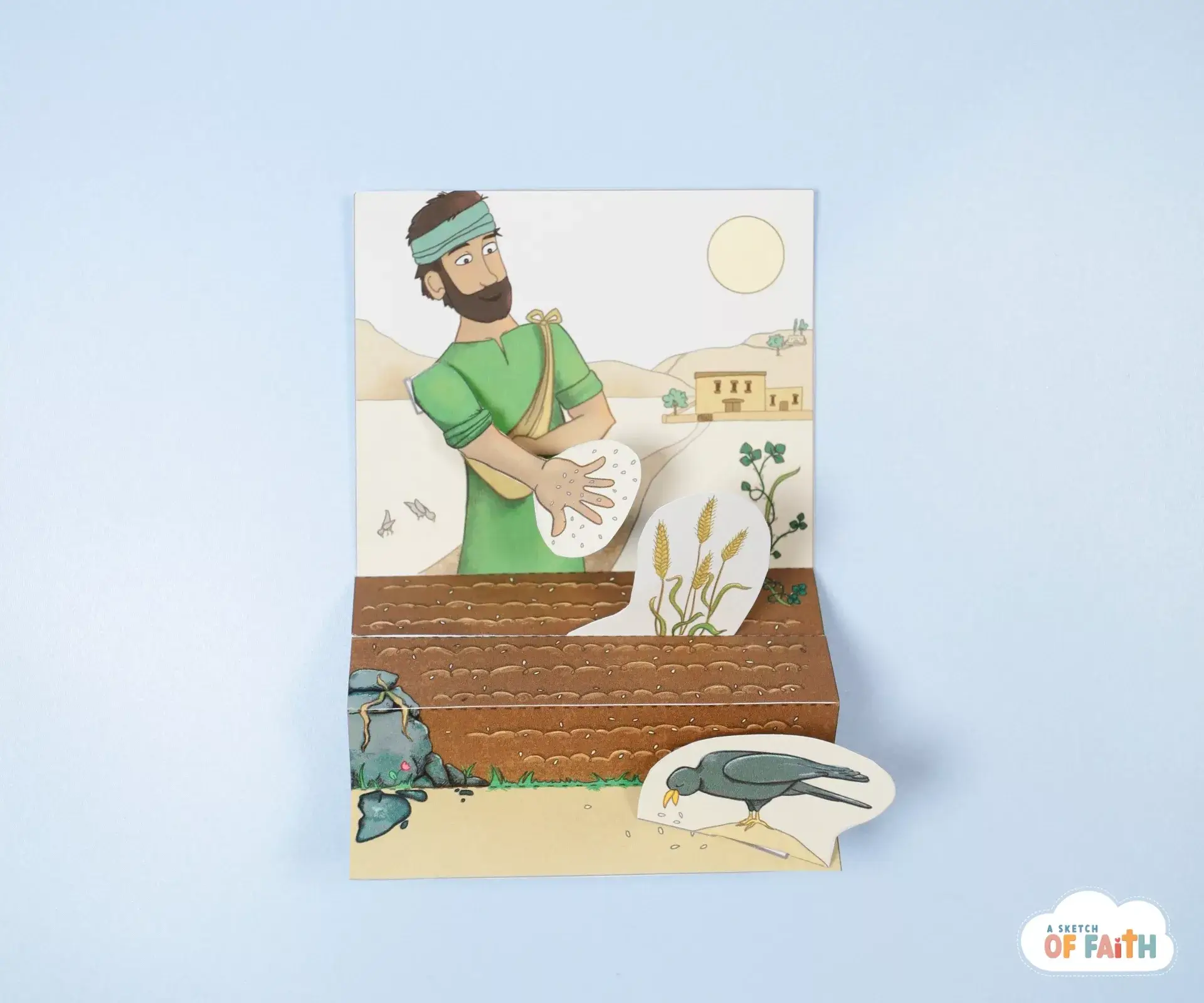 Parable Of The Sower Craft Easy Bible Crafts For Kids Parable Of The Sower Craft Easy Bible Crafts For Kids