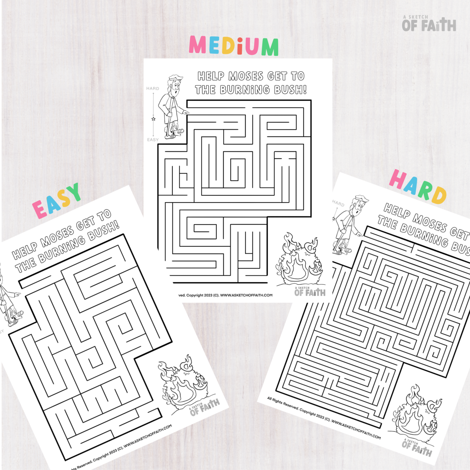 Moses Crafts – Easy Bible Crafts for kids