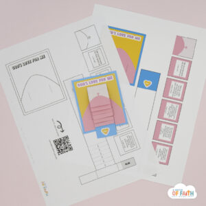 God’s love for me craft – Easy Bible Crafts for kids