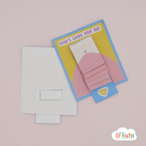 God’s love for me craft – Easy Bible Crafts for kids