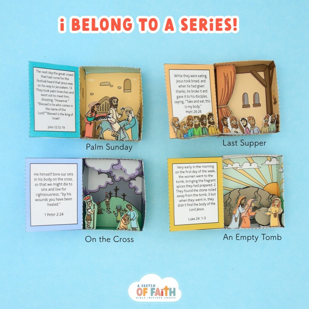 An Empty Tomb – Mini book – Easy Bible Crafts for kids