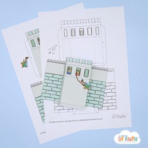 Rahab helps the spies craft – Easy Bible Crafts for kids