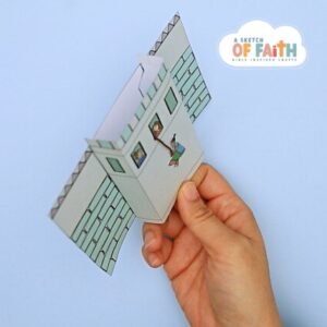 Rahab helps the spies craft – Easy Bible Crafts for kids