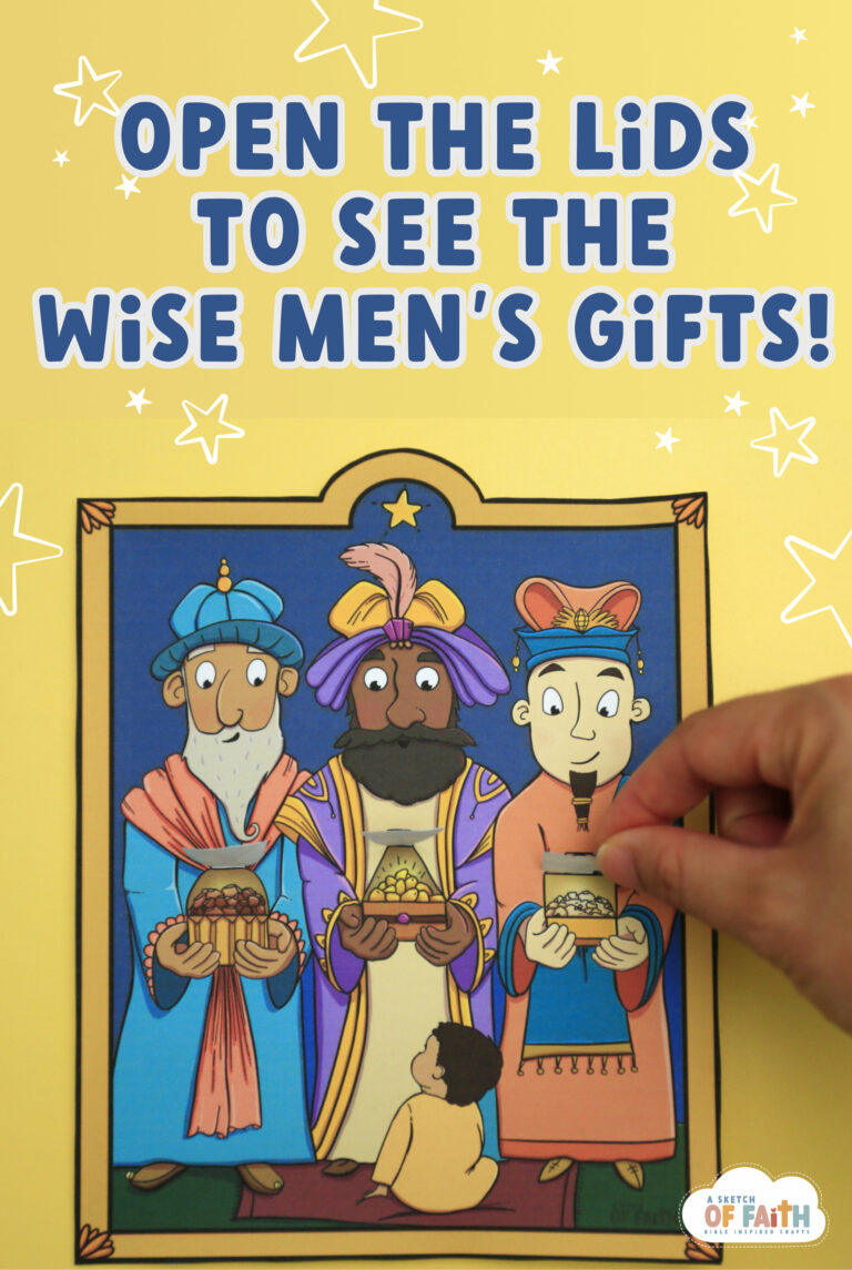 The Wise Men Meet Jesus – Easy Bible Crafts for kids