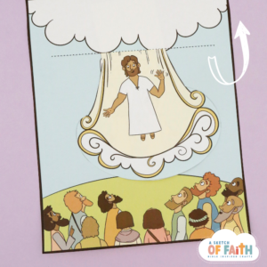 Jesus’ Ascension to Heaven Craft – Easy Bible Crafts for kids
