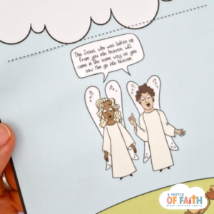 Jesus’ Ascension to Heaven Craft – Easy Bible Crafts for kids